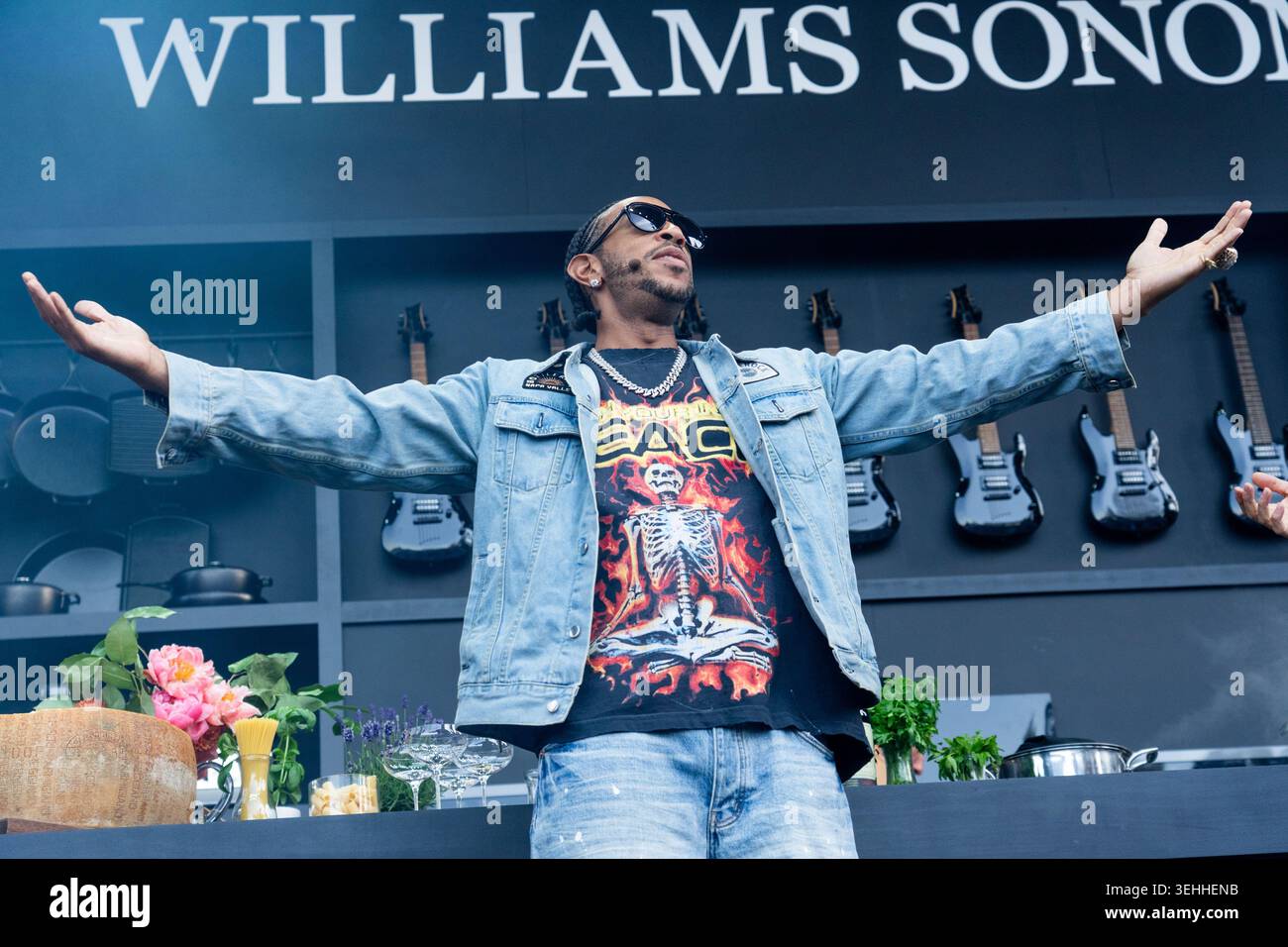 Ludacris is seen during BottleRock Napa Valley on Sunday, May 24, 2026 ...