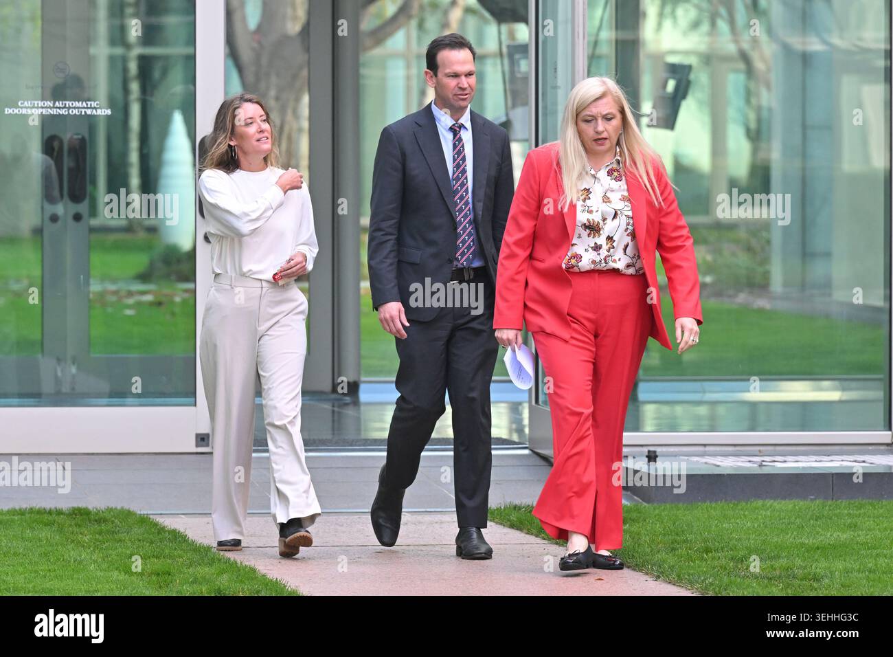 Giggle founder Sall Grover, Nationals Leader Matt Canavan and Nationals ...