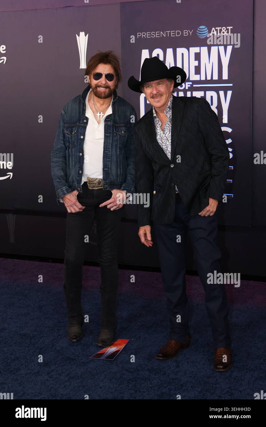 Ronnie Dunn and Kix Brooks attend the 61st Academy of Country Music ...