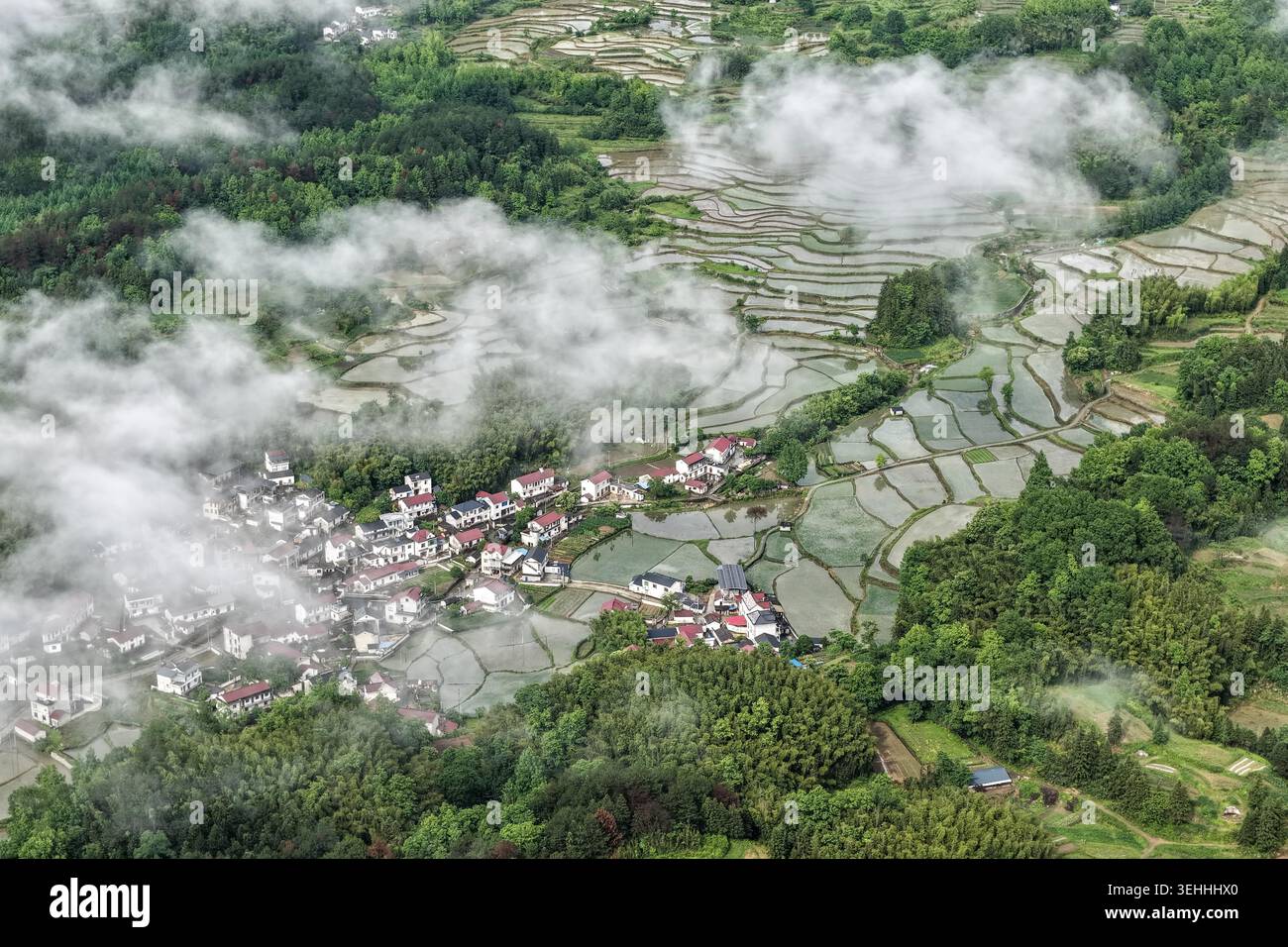 **CHINESE MAINLAND, HONG KONG, MACAU AND TAIWAN OUT**Terraced fields ...