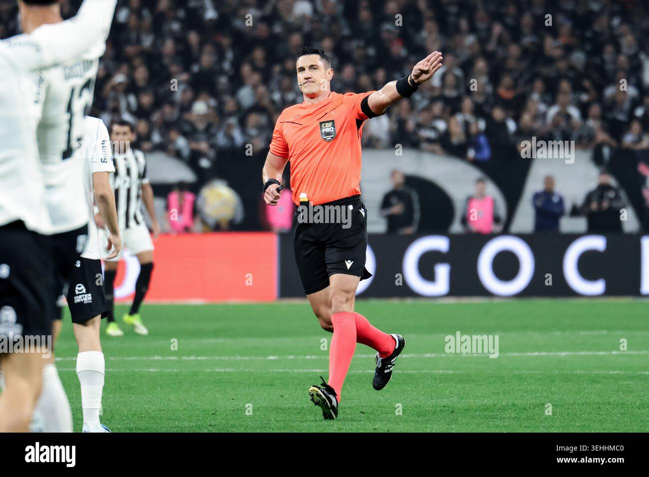 SAO PAULO, BRAZIL - MAY 24: The Referee Rafael Rodrigo Klein during the ...
