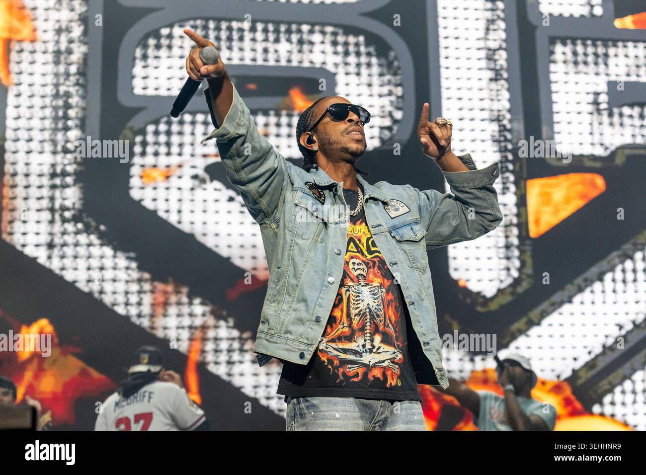 Ludacris performs during BottleRock Napa Valley on Sunday, May 24, 2026 ...
