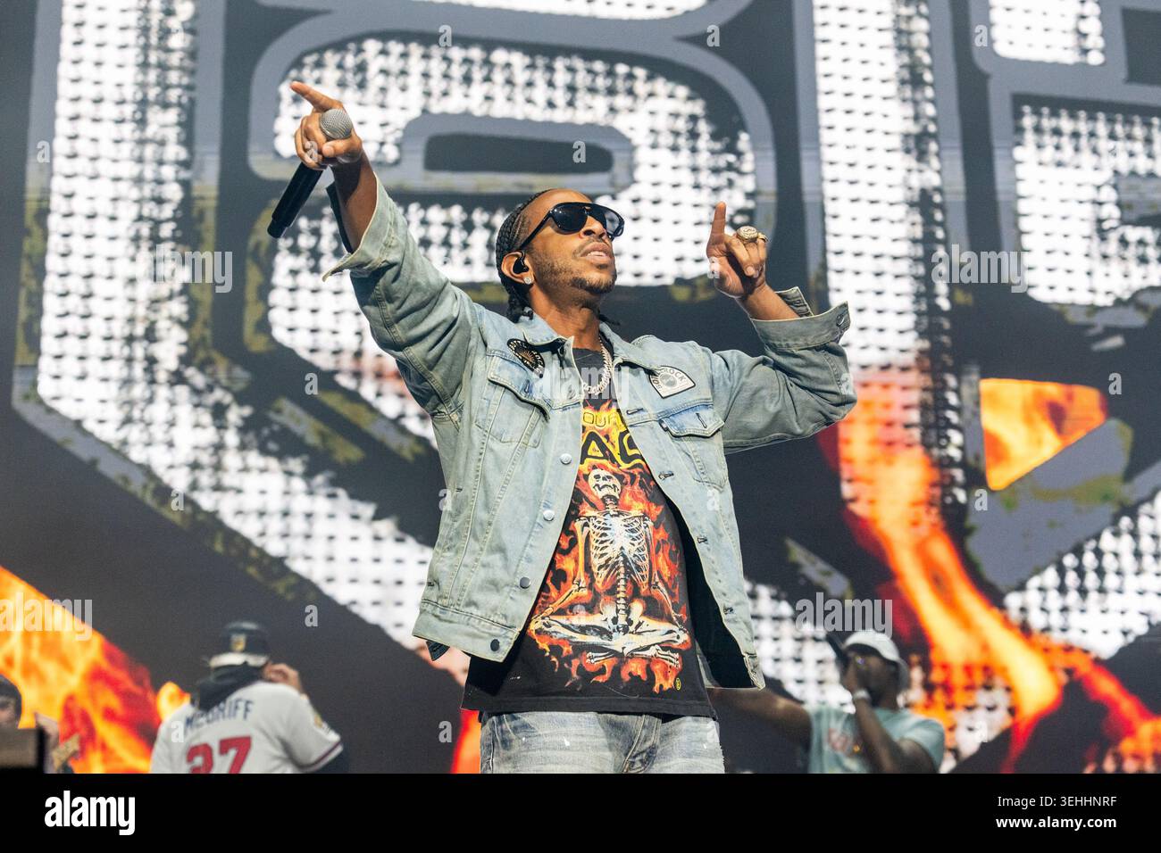 Ludacris performs during BottleRock Napa Valley on Sunday, May 24, 2026 ...
