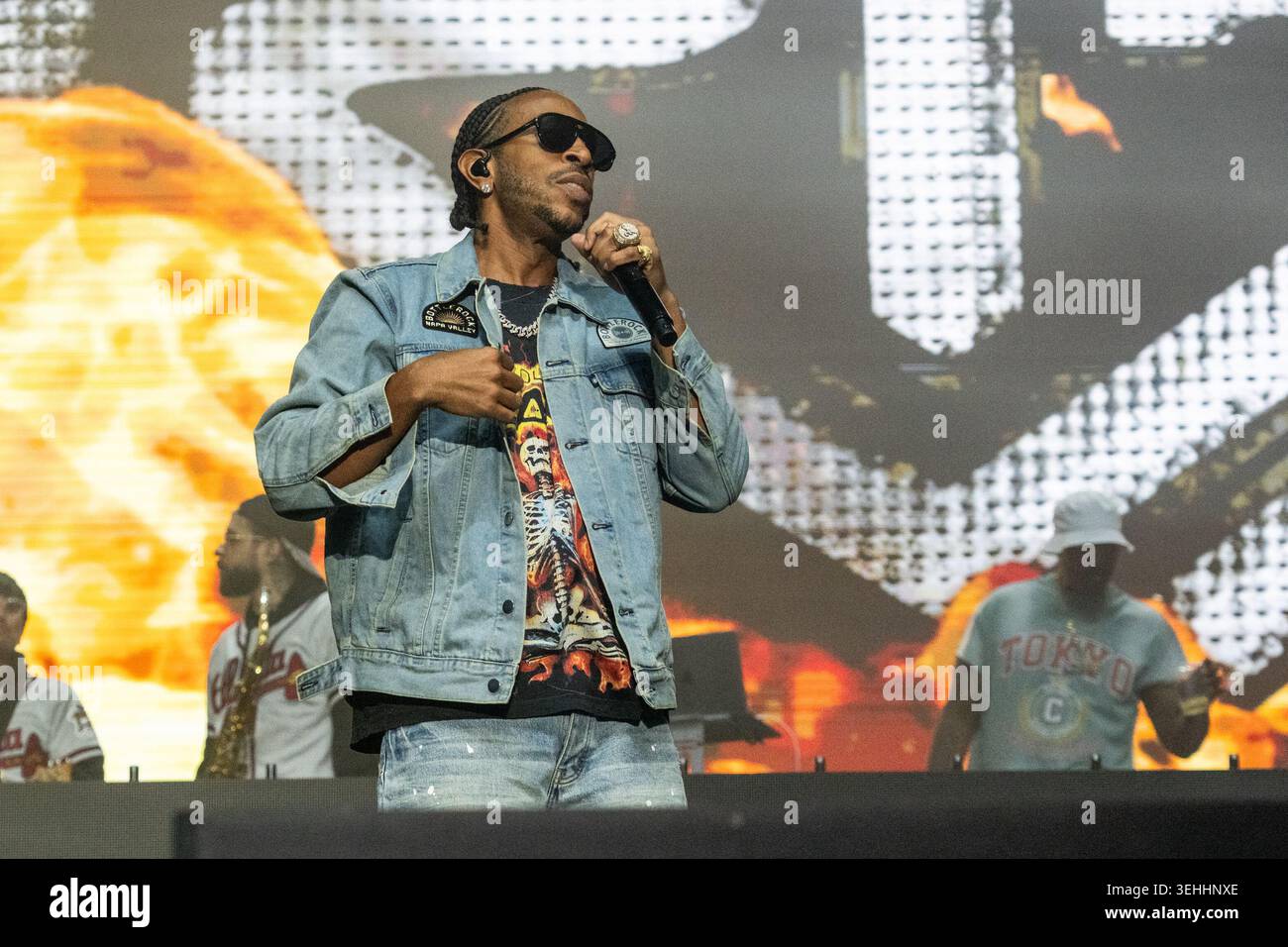 Ludacris performs during BottleRock Napa Valley on Sunday, May 24, 2026 ...