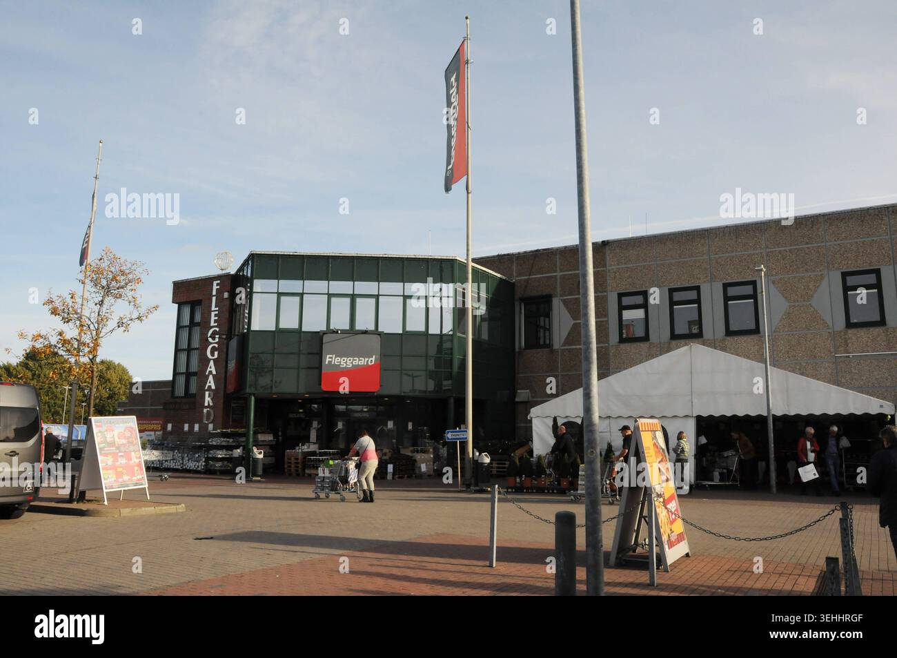 HAarrislee/Schleswig-Holstein/Germany. 07 October 2018.. Danish bus ...