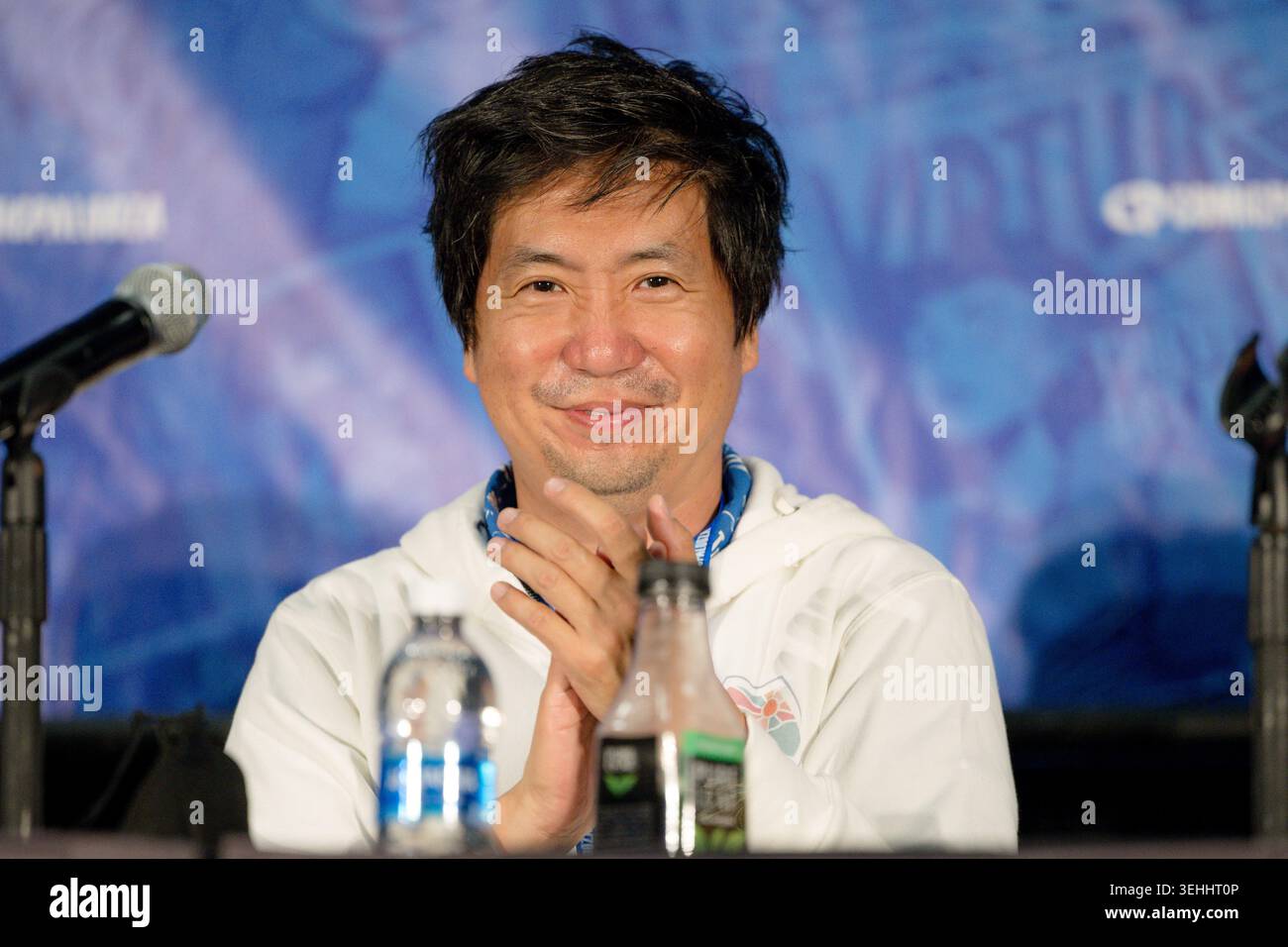 Greg Chun speaks onstage during the Comicpalooza 2026 Houston day 3 at ...