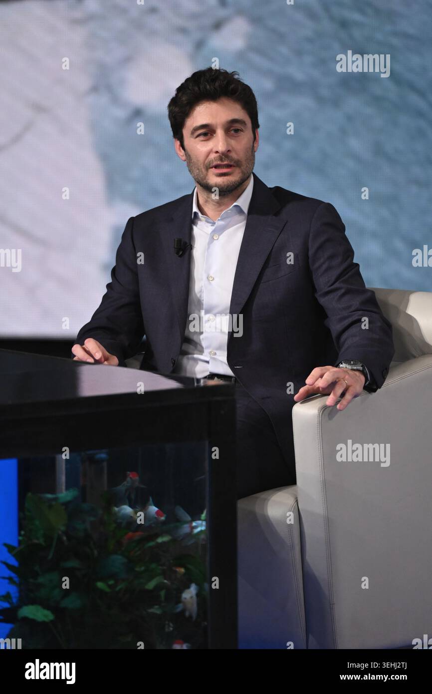 IPA85050663 - Milan, TV broadcast "Che Tempo Che Fa" - Nove. In the ...