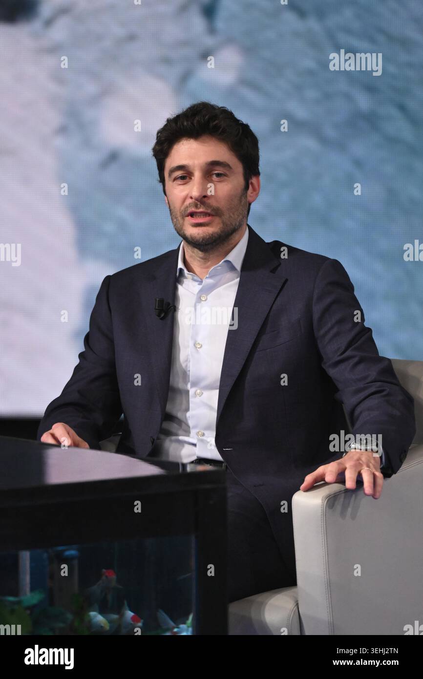 IPA85050660 - Milan, TV broadcast "Che Tempo Che Fa" - Nove. In the ...