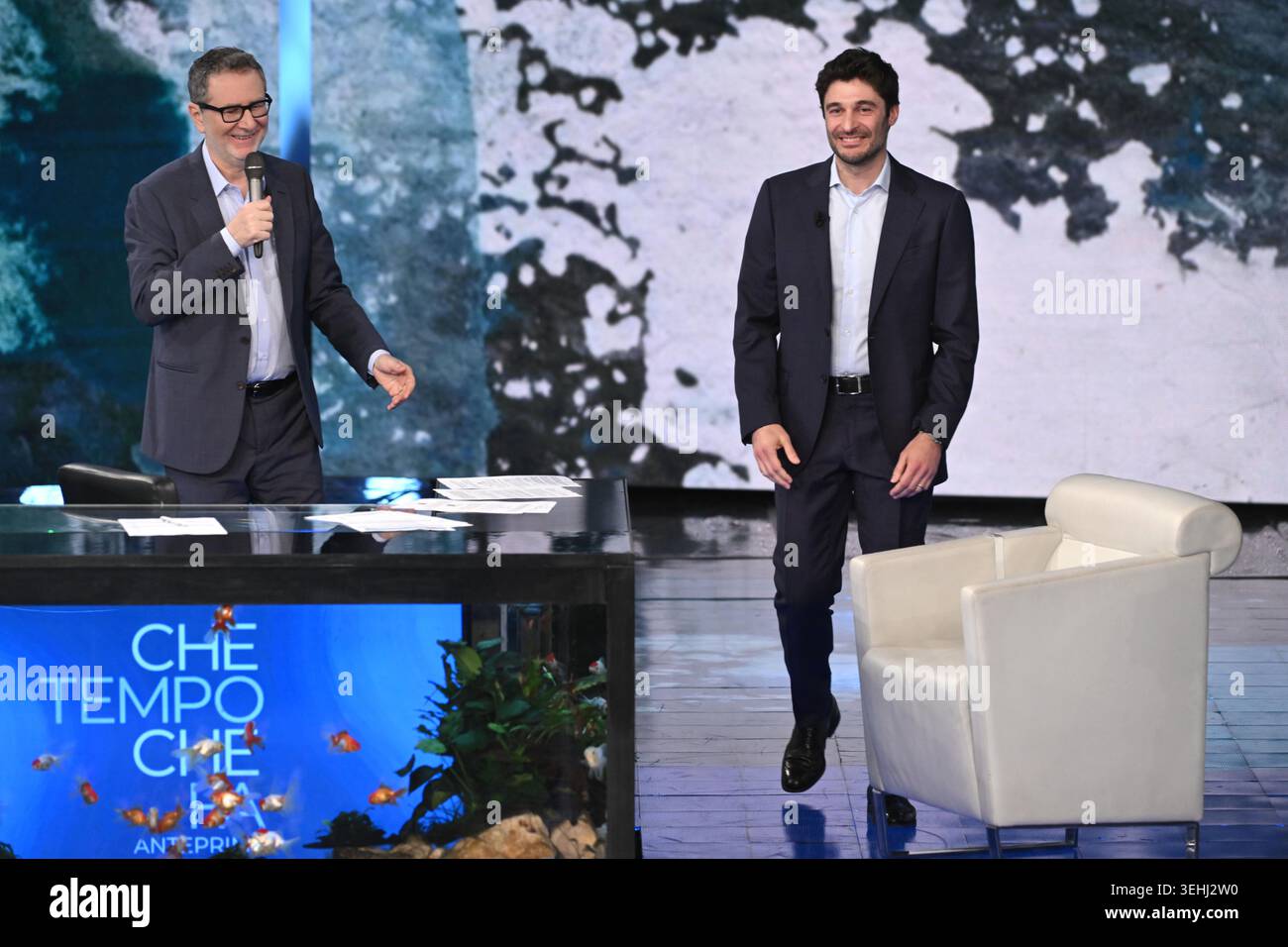 IPA85050648 - Milan, TV broadcast "Che Tempo Che Fa" - Nove. In the ...