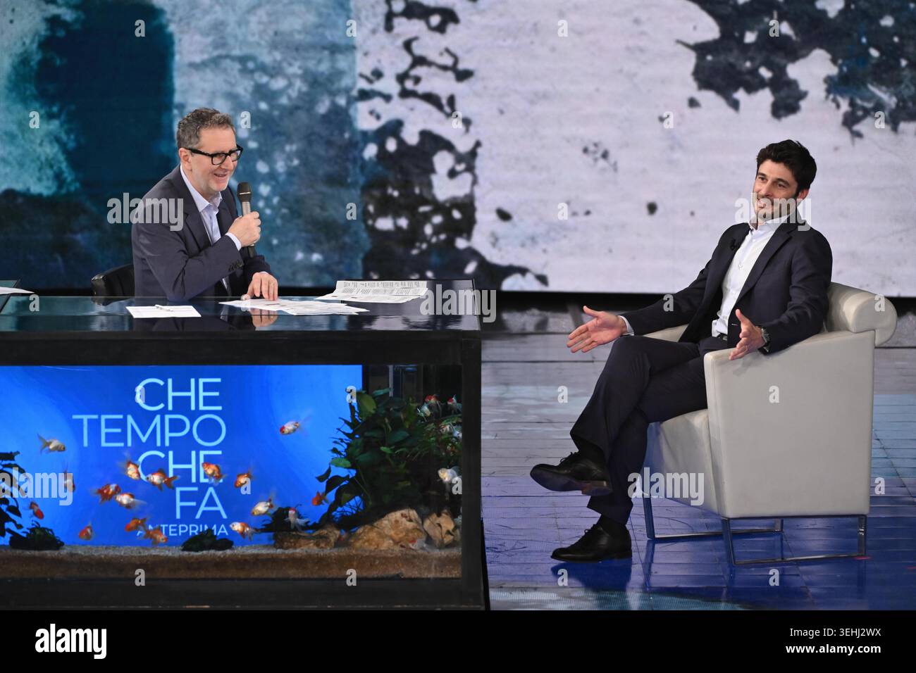 IPA85050650 - Milan, TV broadcast "Che Tempo Che Fa" - Nove. In the ...