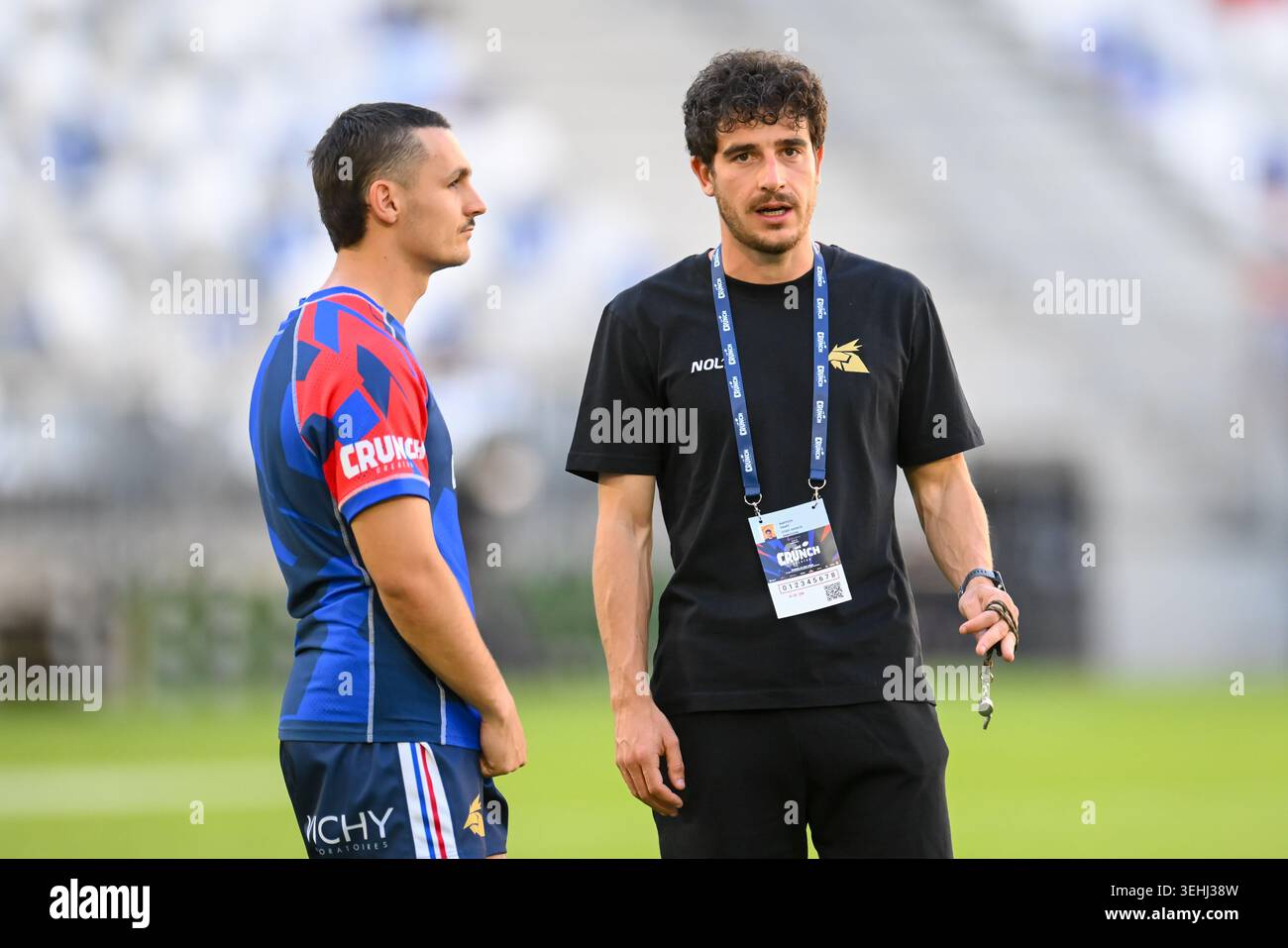 Baptiste Graff of France and Djayson of France during the Crunch ...