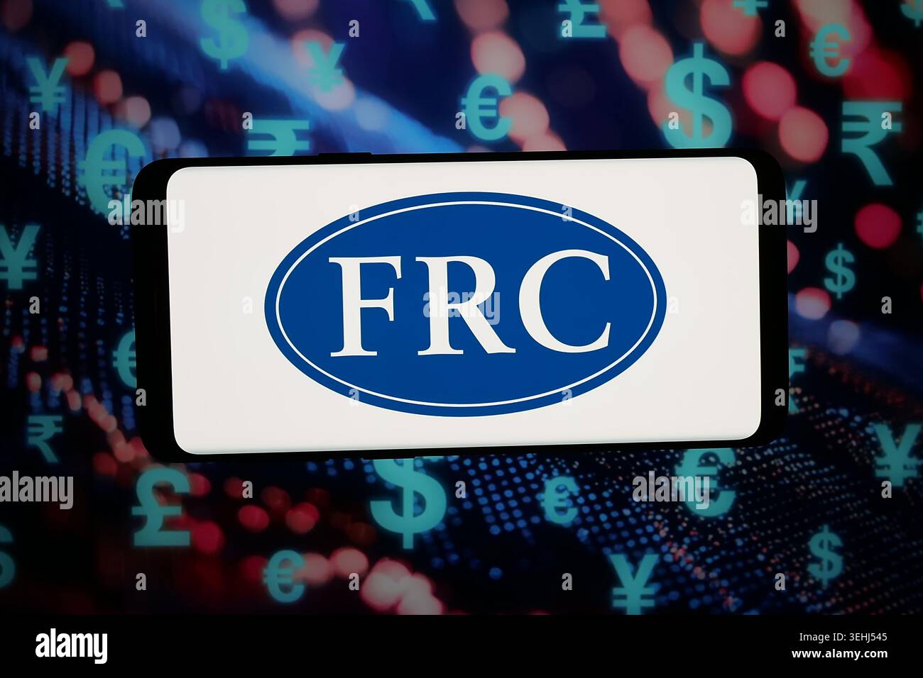 In this photo illustration, the logo of regulator Financial Reporting ...