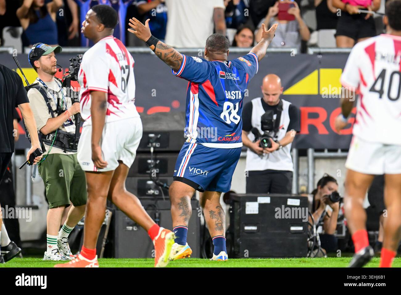Mathieu Bastareaud of France during the Crunch Creator 2026 match ...