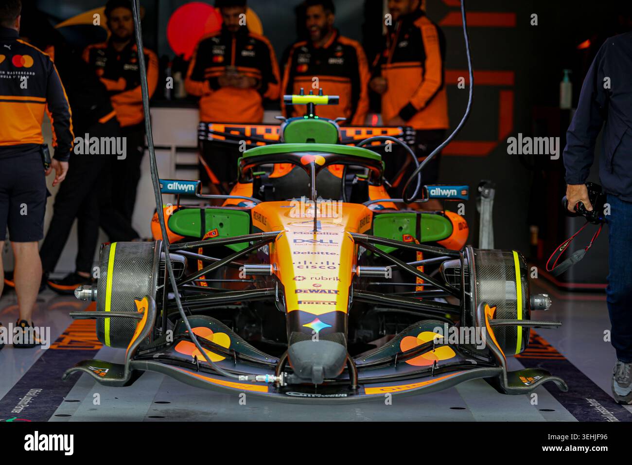 the (1) McLaren Mastercard F1 Team MCL40 Mercedes during the Formula 1 ...