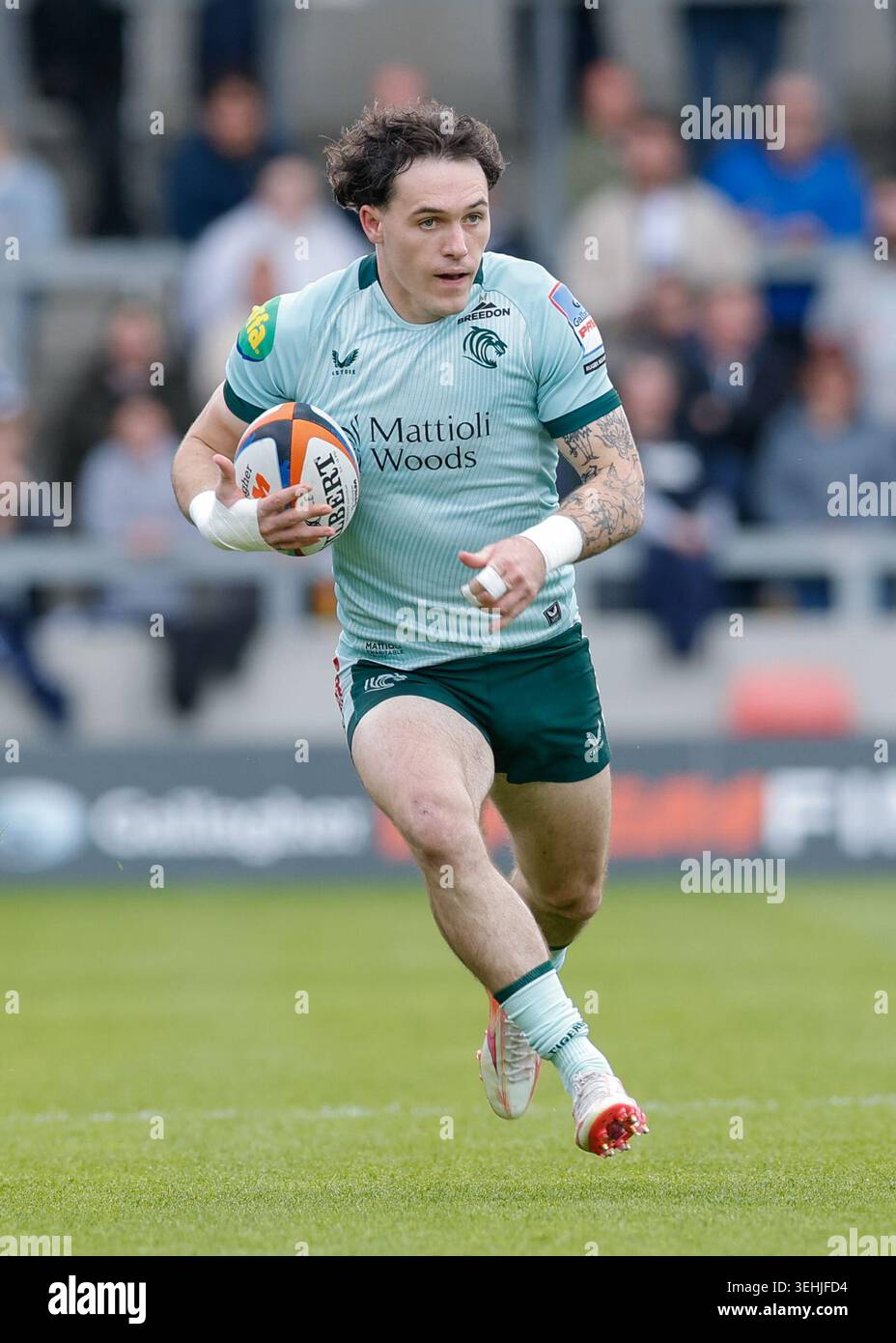 Leicester Tigers' Will Wand during the Gallagher PREM match at the ...