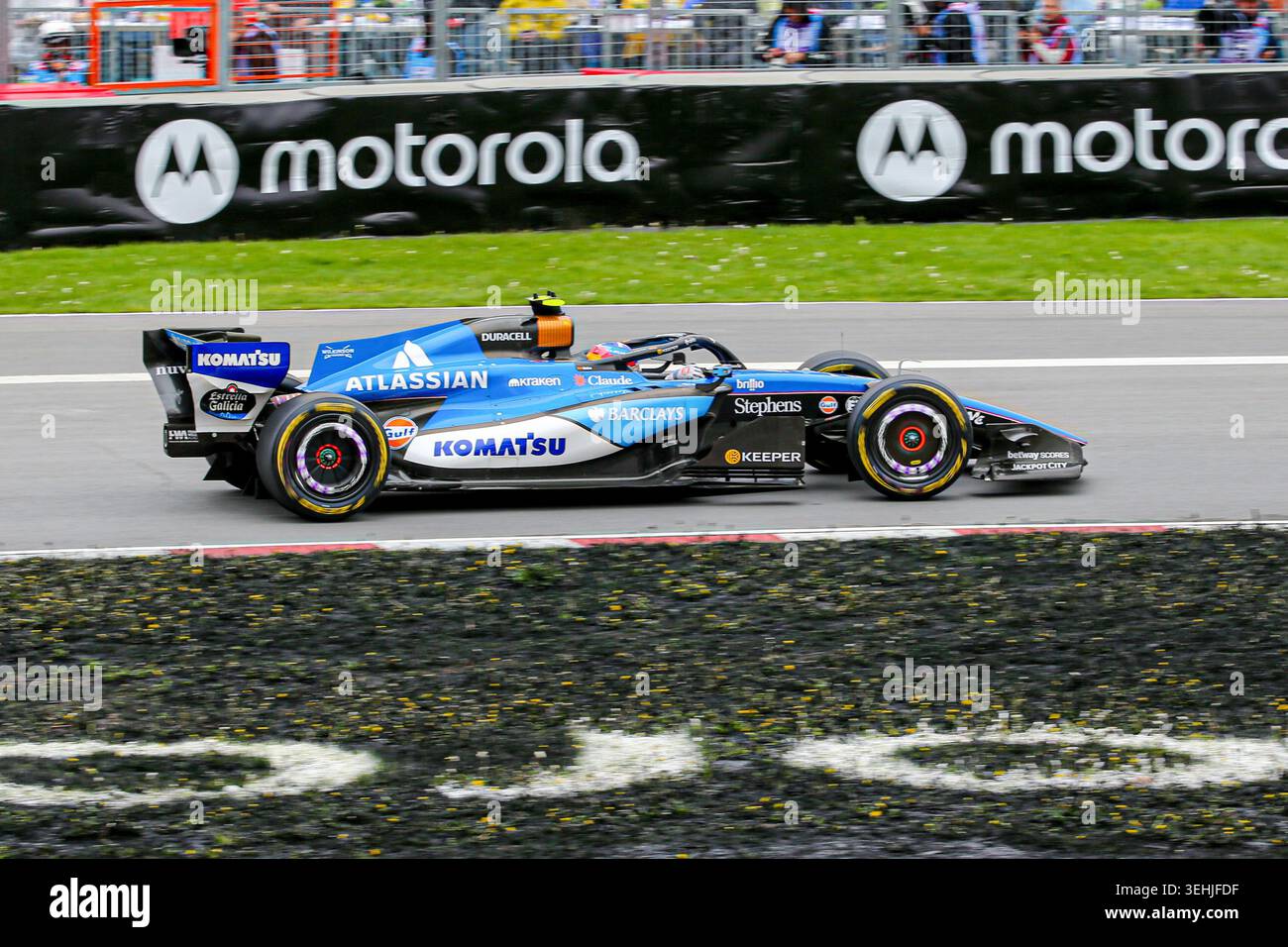 Carlos Sainz Jr. of Spain driving the (55) Atlassian Williams F1 Team ...
