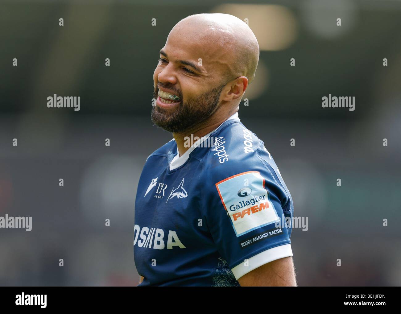 Sale Sharks' Tom O'Flaherty during the Gallagher PREM match at the ...