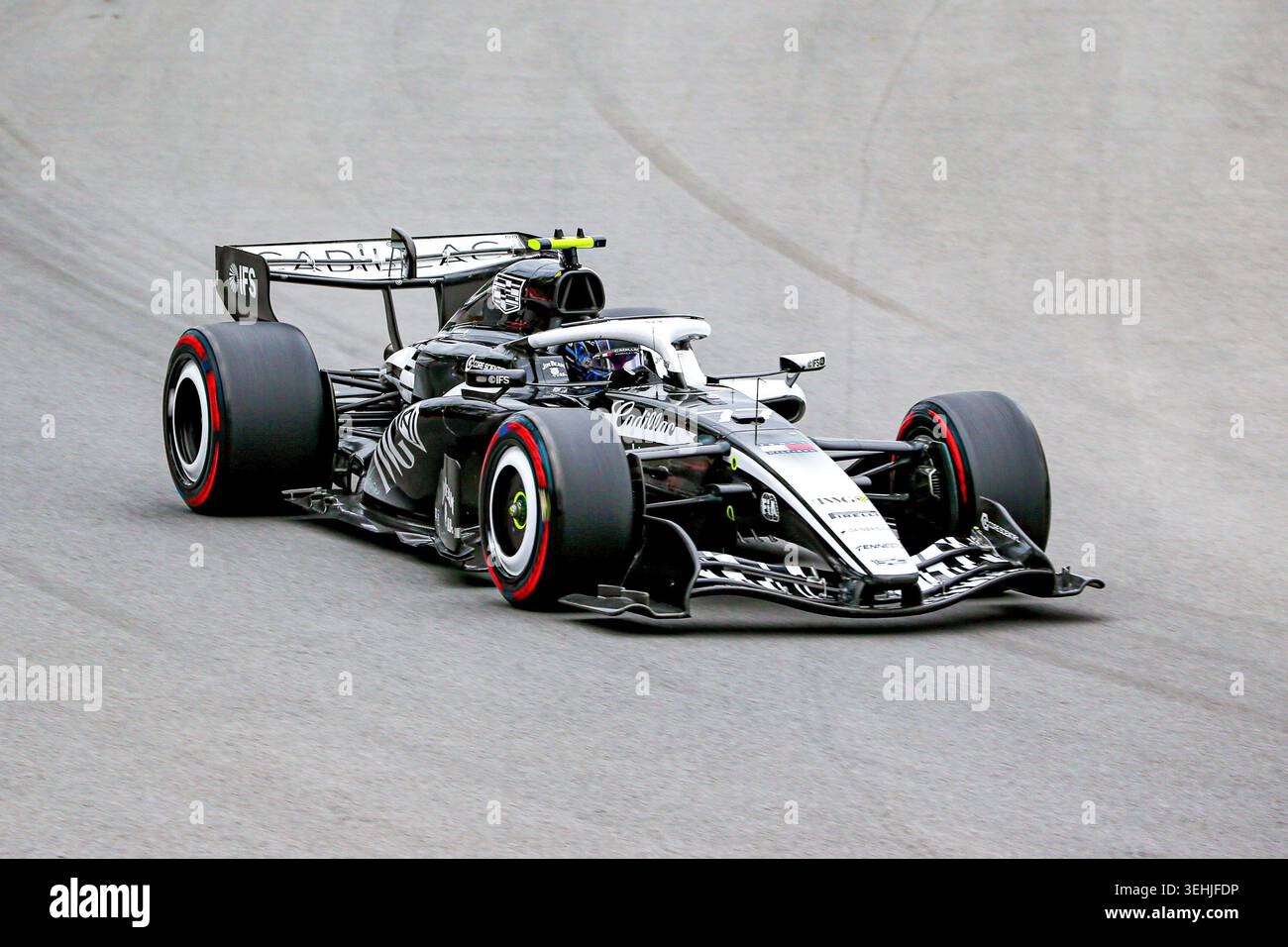Valtteri Bottas of Finland driving the (77) Cadillac Formula 1 Team ...