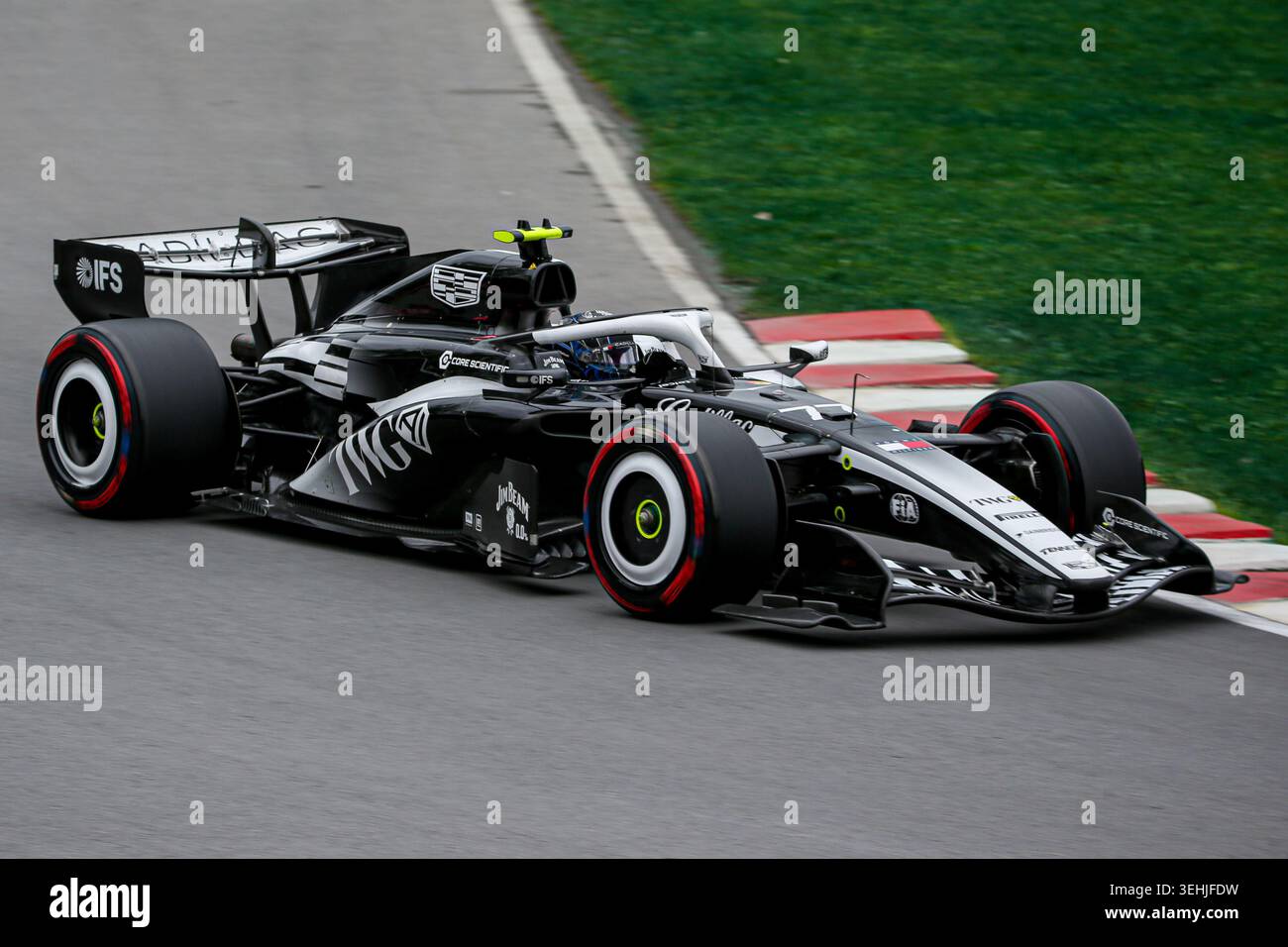 Valtteri Bottas of Finland driving the (77) Cadillac Formula 1 Team ...