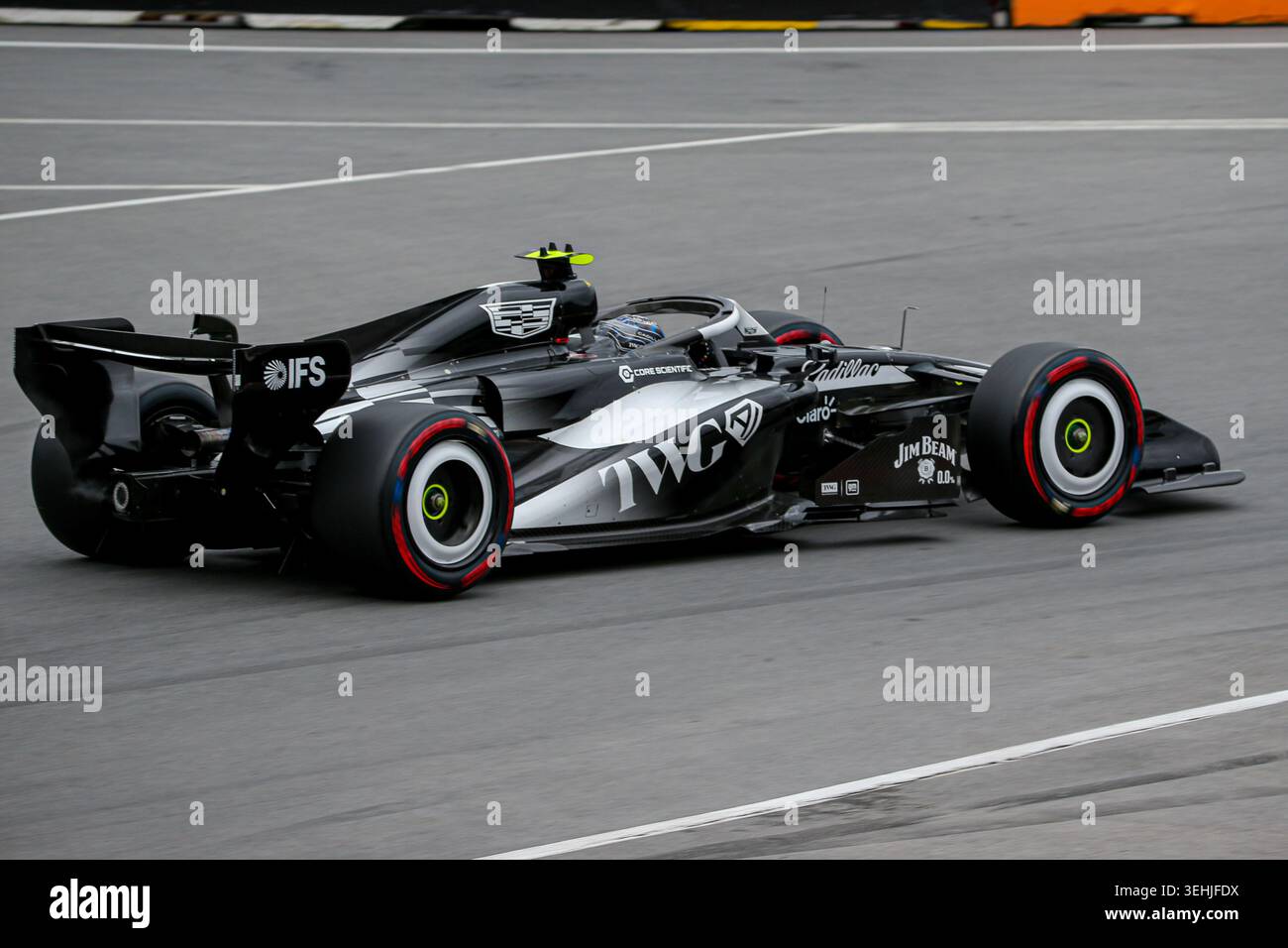 Valtteri Bottas of Finland driving the (77) Cadillac Formula 1 Team ...