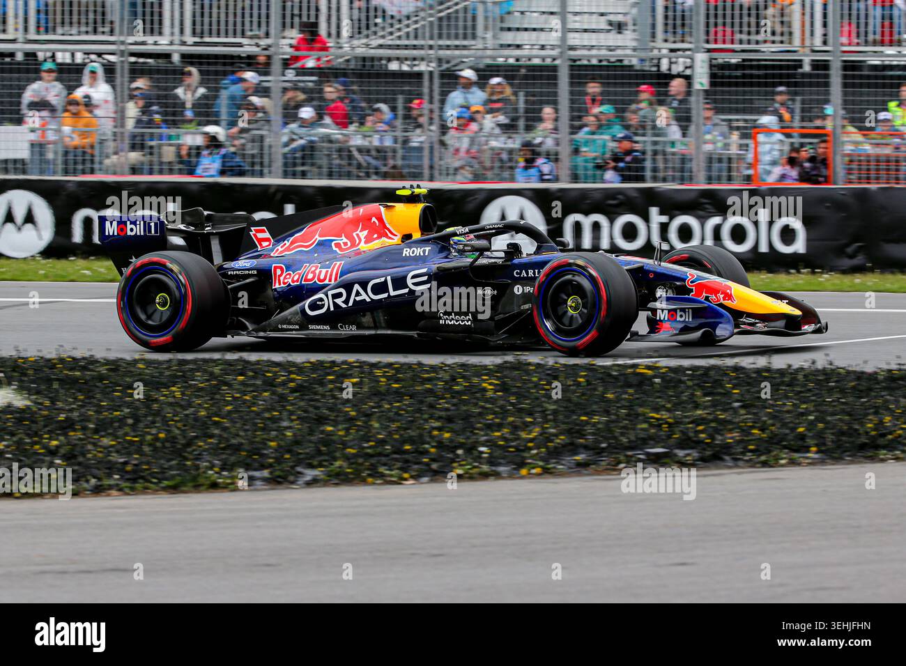Isack Hadjar of France driving the (6) Oracle Red Bull Racing RB22 Ford ...