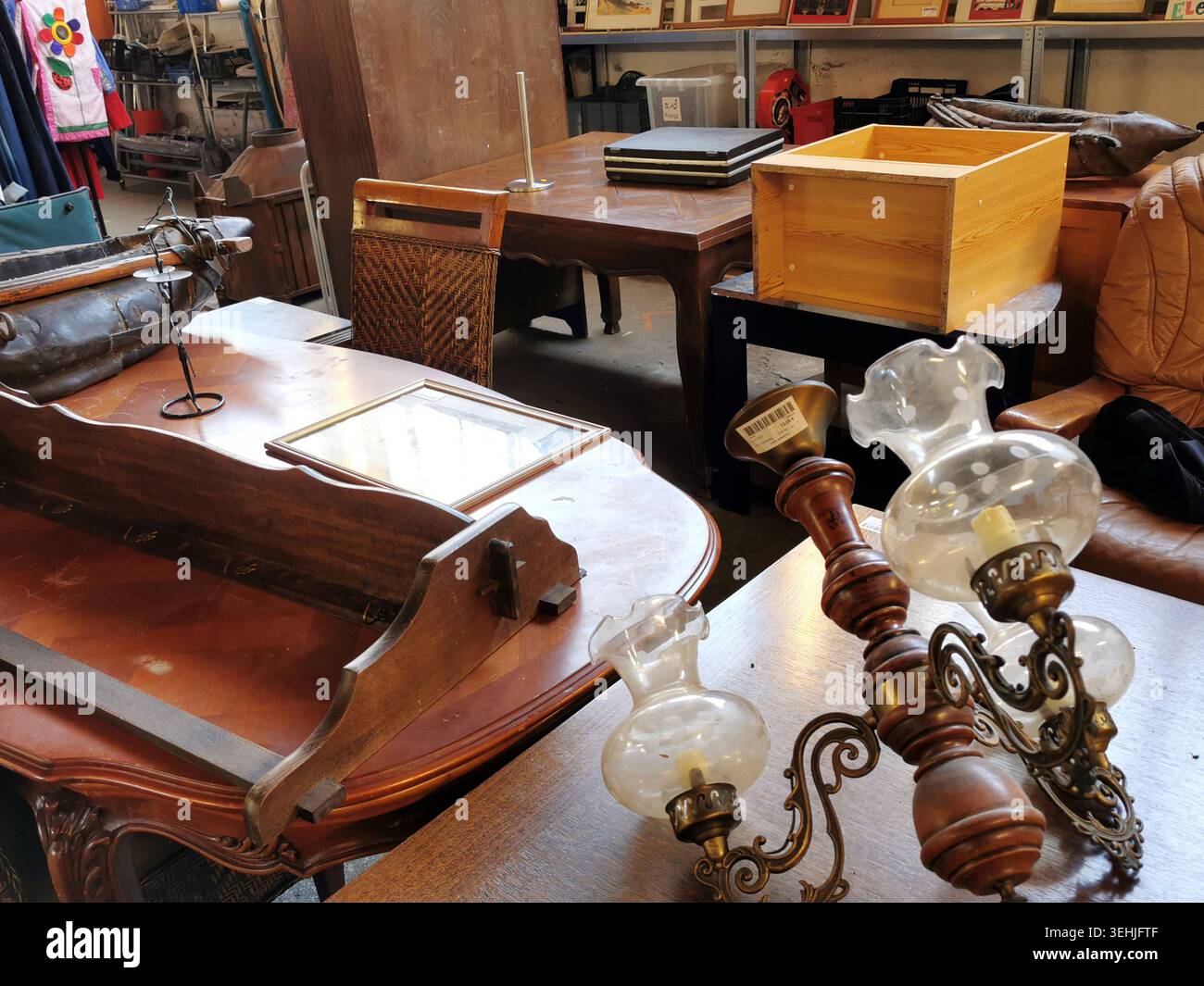 Attic sale of decorative objects. Attic sale Bsip 016949 004 Stock ...