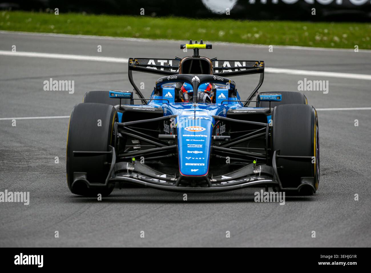 Carlos Sainz Jr. of Spain driving the (55) Atlassian Williams F1 Team ...