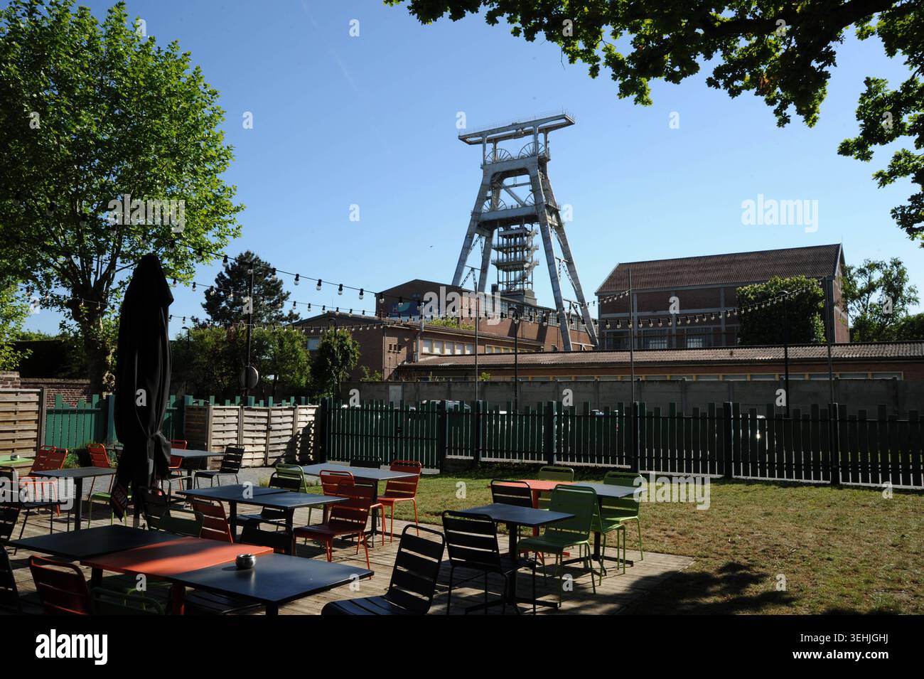 The image showcases Wallers-Arenberg mining site in Hauts-de-France ...