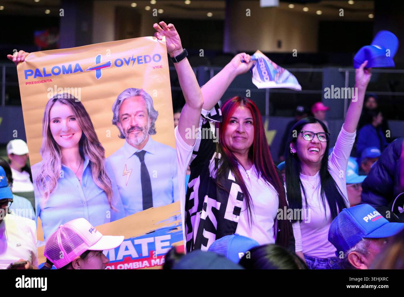 Colombian right-wing candidate Paloma Valencia closes her political ...
