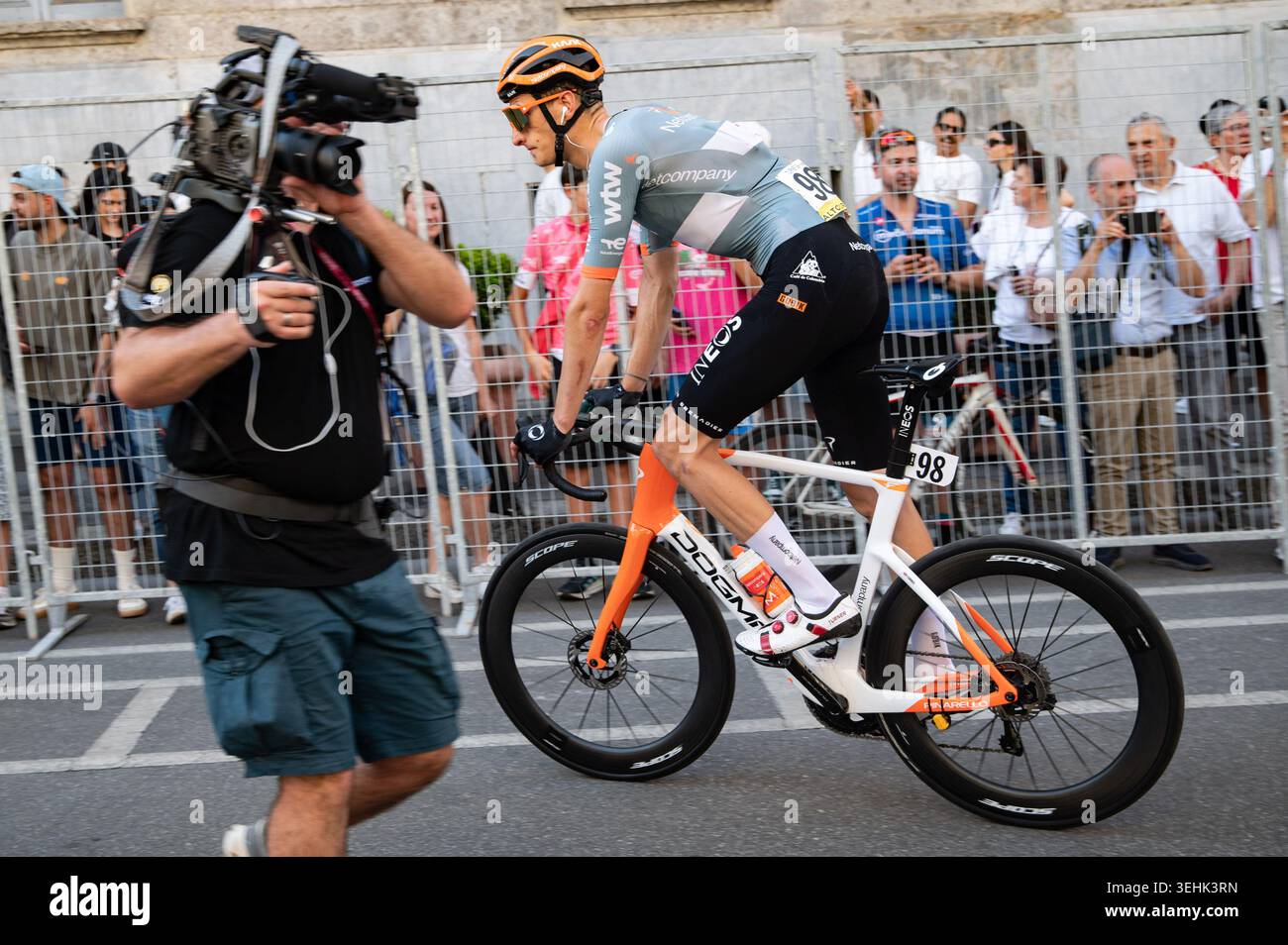 IPA85063807 - Ben Turner, NETCOMPANY INEOS CYCLING TEAM during the 15th ...