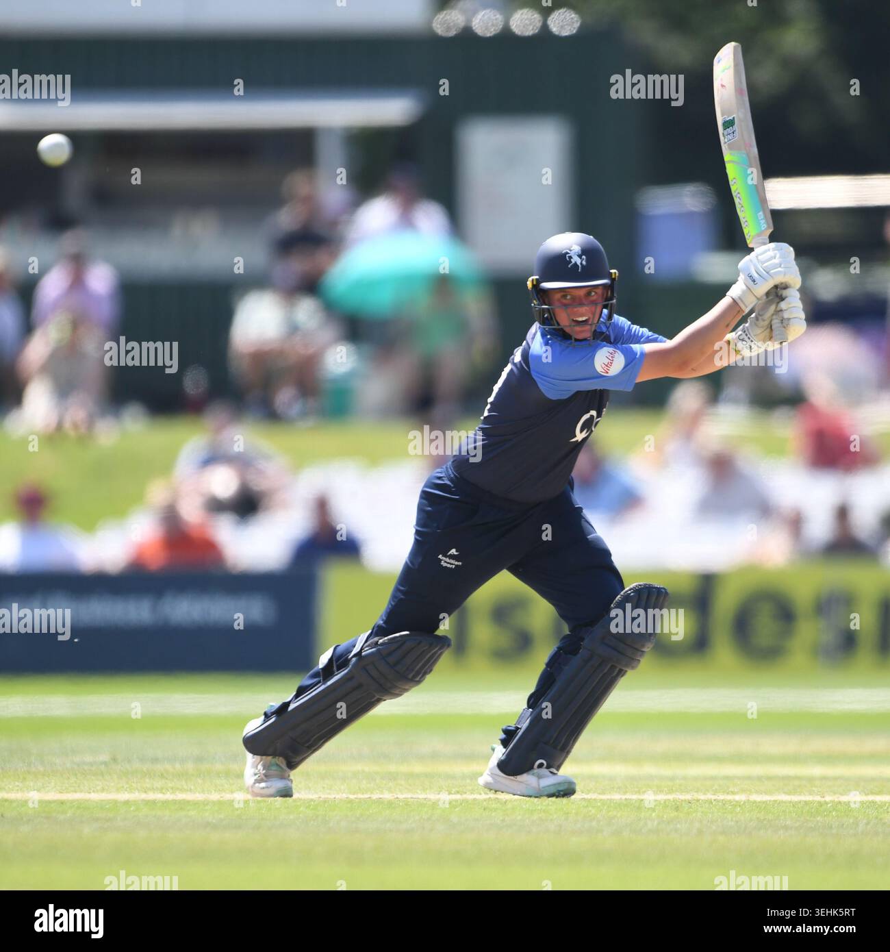 Canterbury, England. 25th May 2026. Amy Gordon bats during the Vitality ...