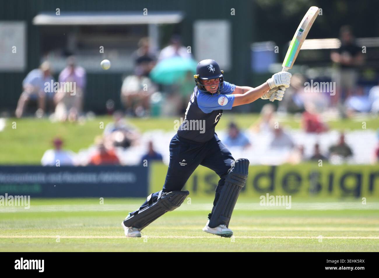 Canterbury, England. 25th May 2026. Amy Gordon bats during the Vitality ...