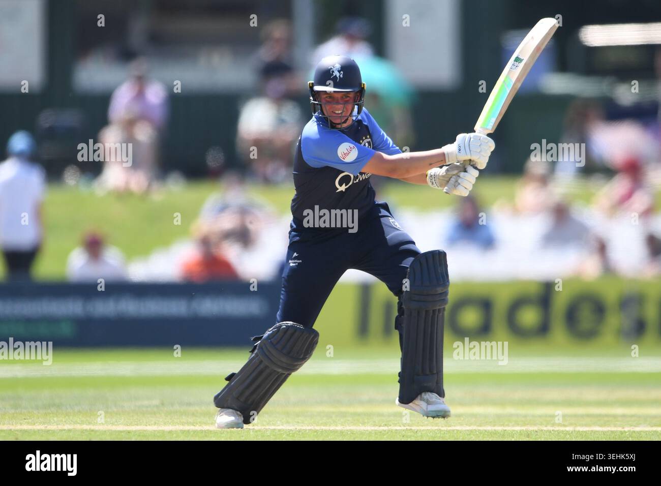 Canterbury, England. 25th May 2026. Amy Gordon bats during the Vitality ...