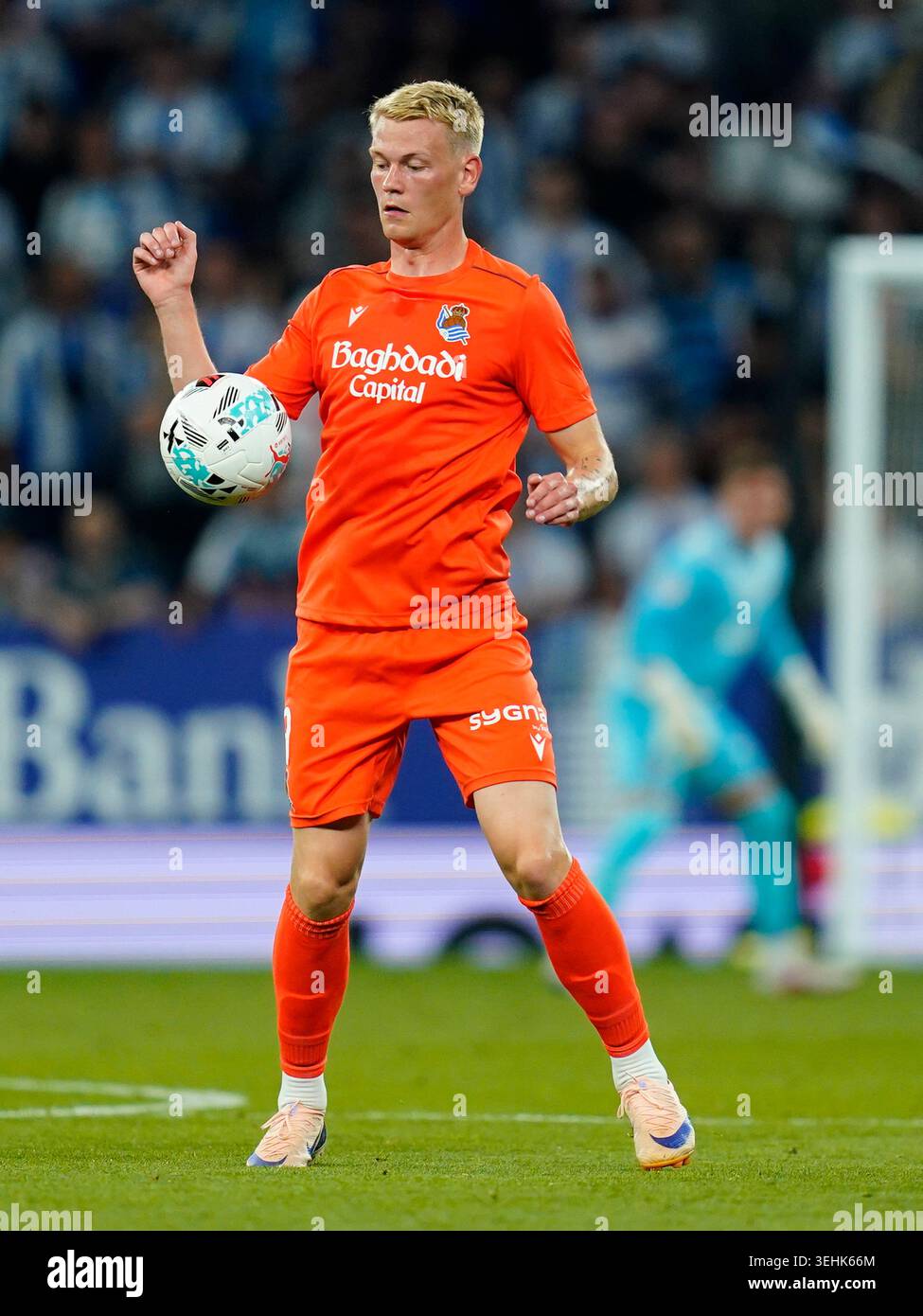 Orri Oskarsson of Real Sociedad during the La Liga EA Sports match ...