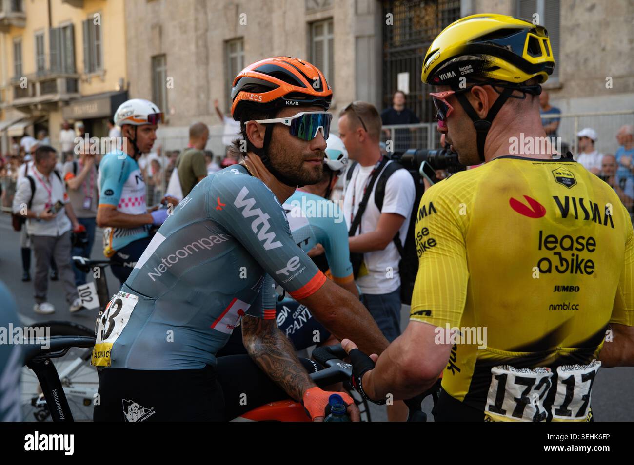 IPA85064486 - Filippo Ganna, NETCOMPANY INEOS CYCLING TEAM during the ...