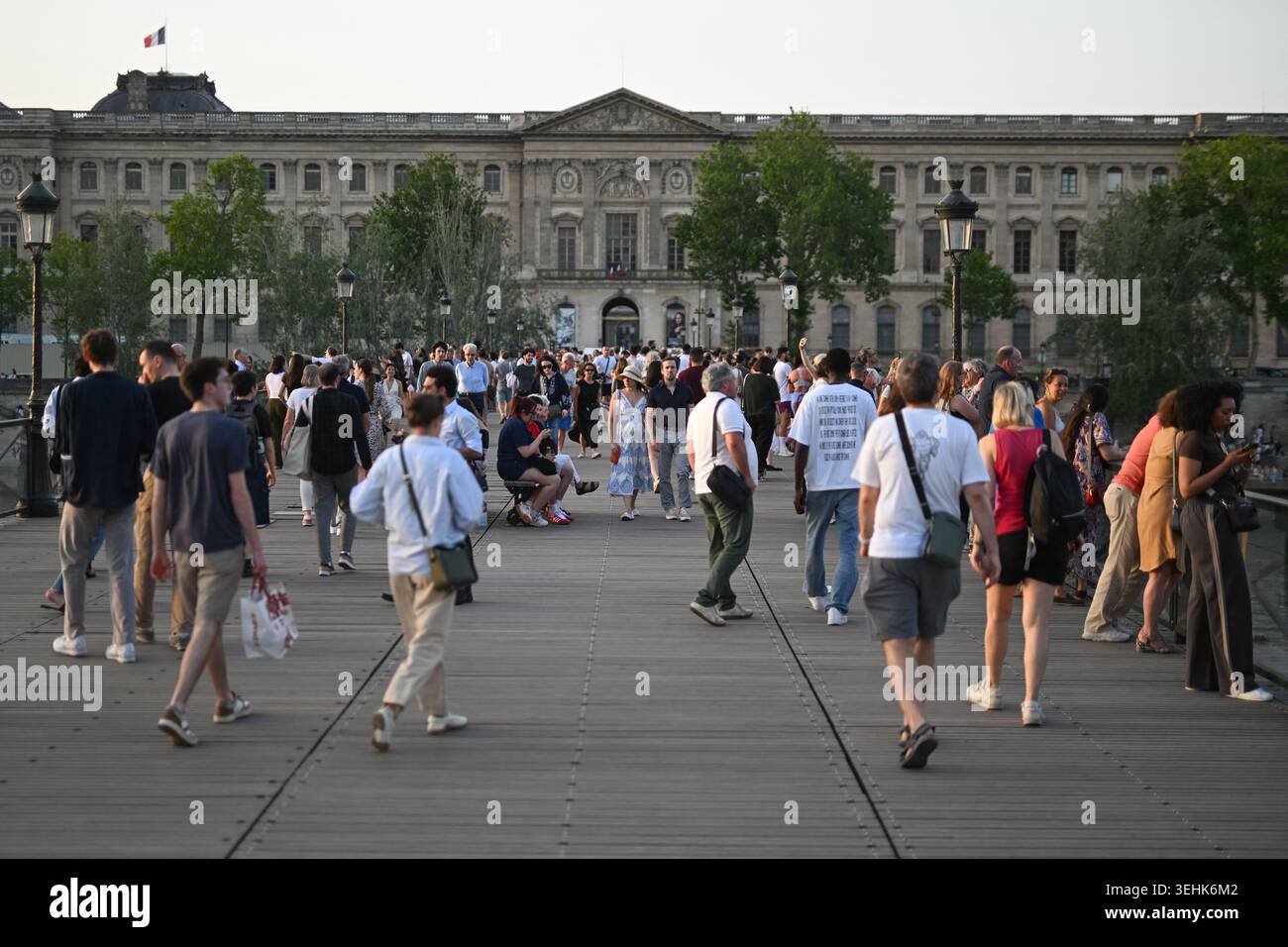 As a tribute to Christo and his wrapping of the Pont Neuf, artist JR ...