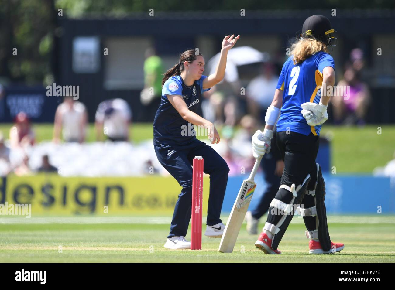 Canterbury, England. 25th May 2026. Isabella James during the Vitality ...