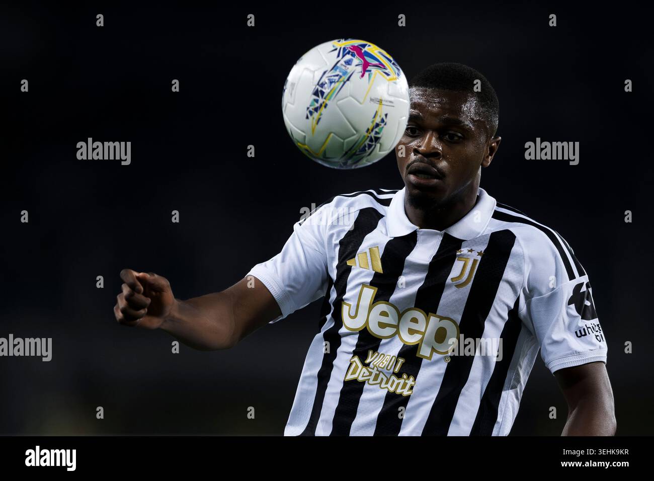 Pierre Kalulu of Juventus FC in action during the Serie A football ...