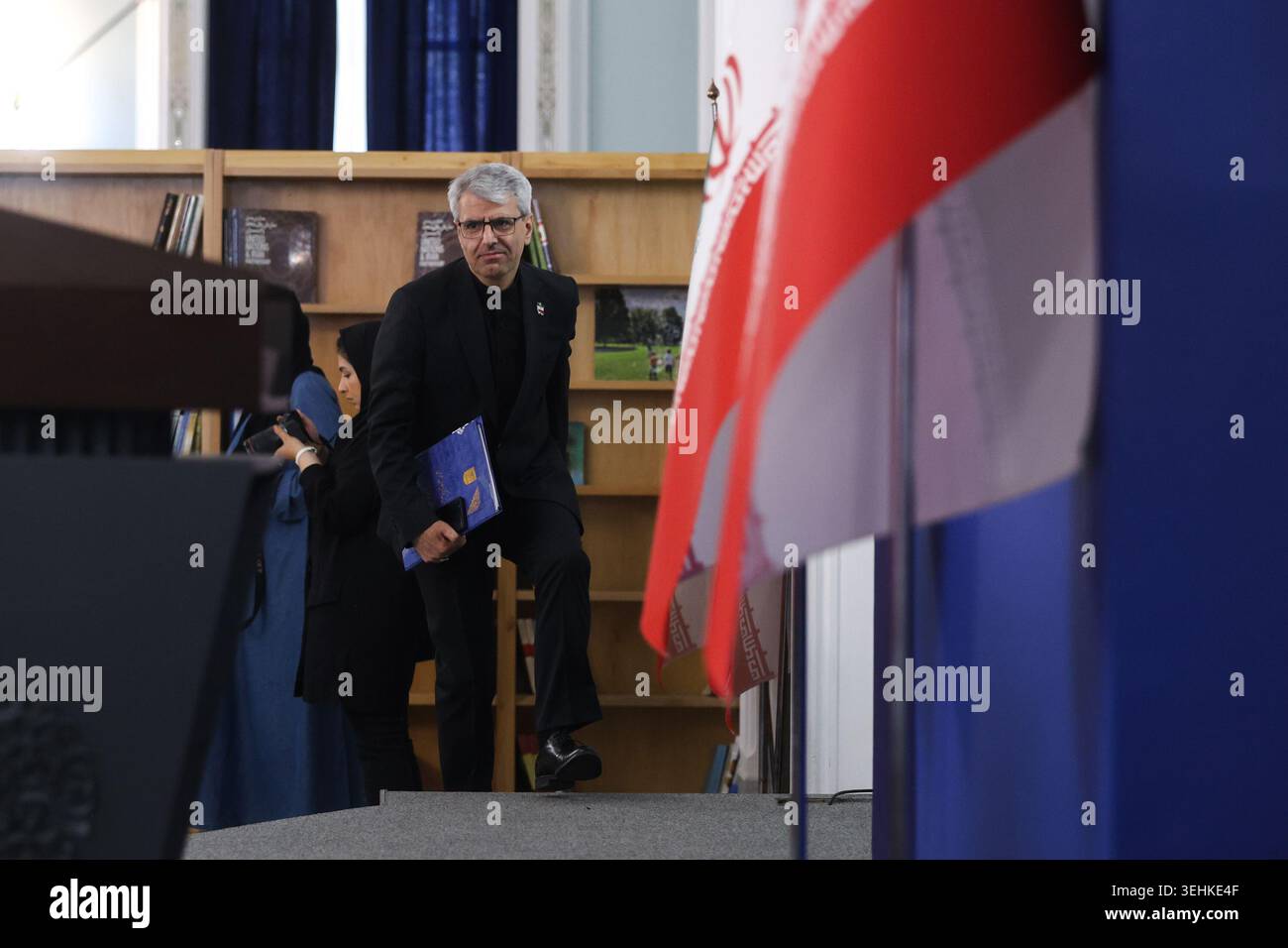 Esmaeil Baghaei, Spokesperson of Foreign Ministry seen during his ...