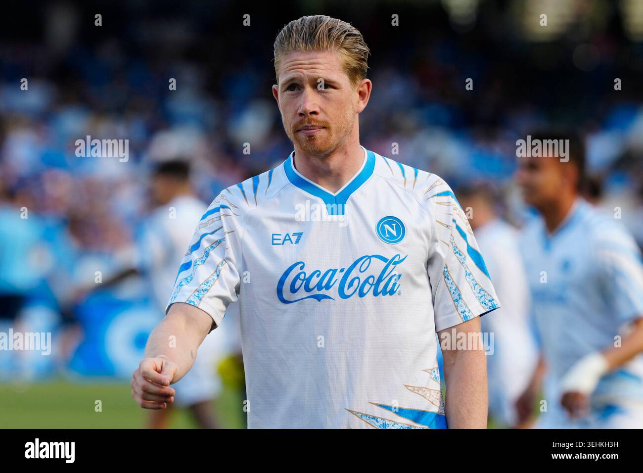 Naples, Italy. 24 May, 2026. Kevin De Bruyne of SSC Napoli warms up ...