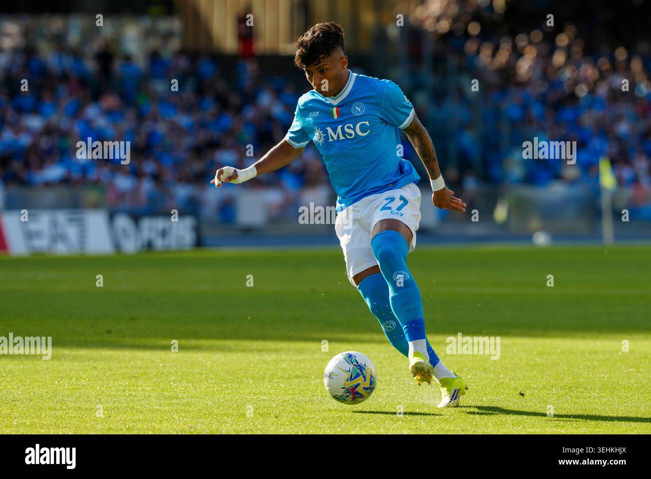 Naples, Italy. 24 May, 2026. Alisson Santos of SSC Napoli during the ...
