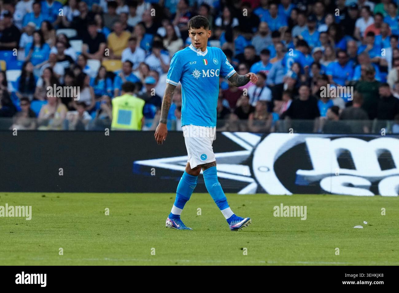 Naples, Italy. 24 May, 2026. Mathias Olivera of SSC Napoli during the ...