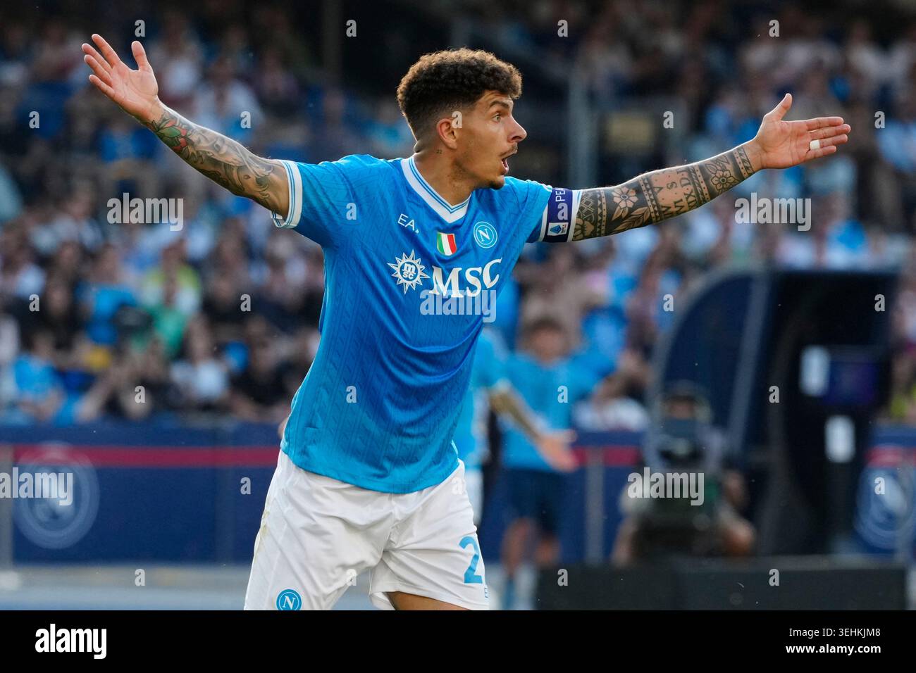 Naples, Italy. 24 May, 2026. Giovanni Di Lorenzo of SSC Napoli during ...