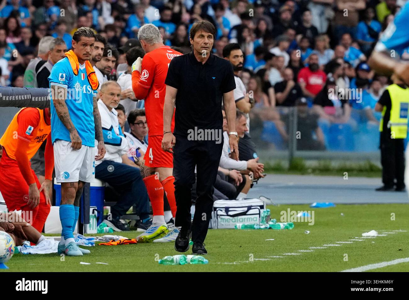 Naples, Italy. 24 May, 2026. Antonio Conte Head Coach of SSC Napoli ...