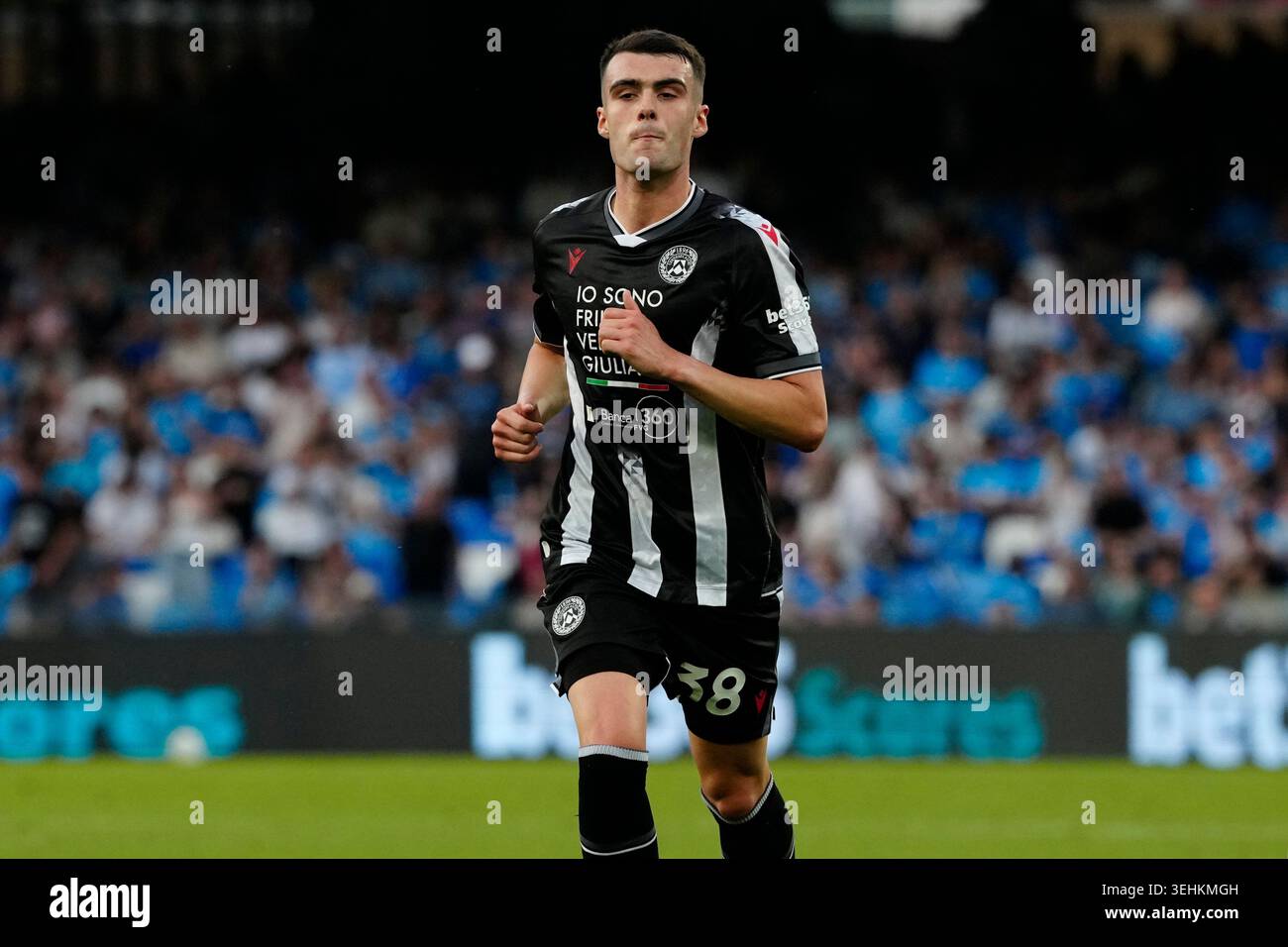Naples, Italy. 24 May, 2026. Lennon Miller of Udinese Calcio during the ...
