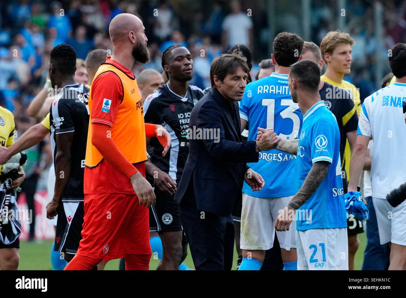 Naples, Italy. 24 May, 2026. Antonio Conte Head Coach of SSC Napoli at ...