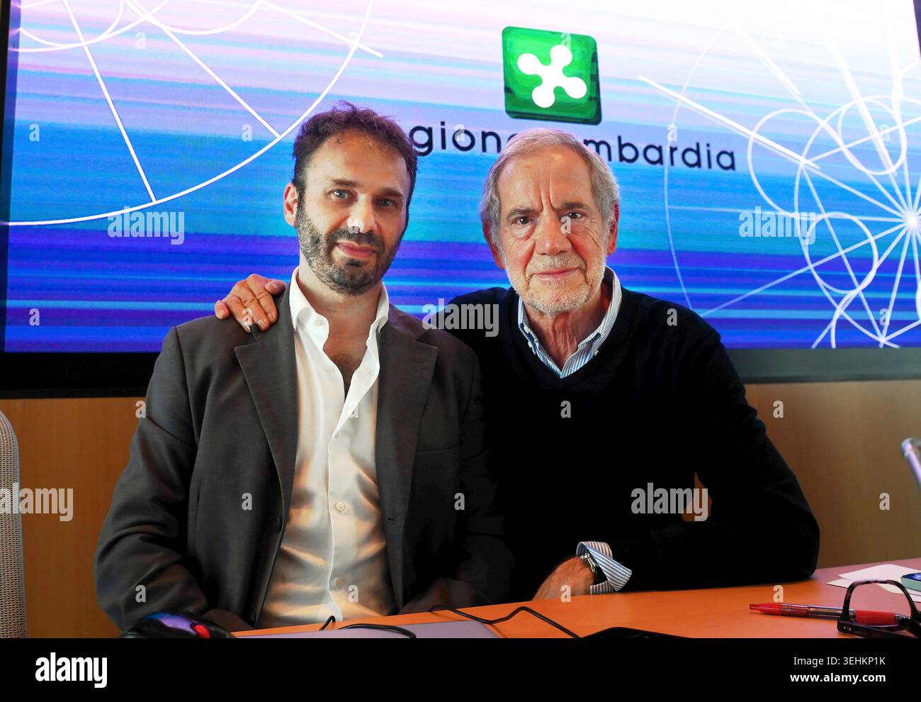 IPA85066884 - Milan - 2026/05/25- Palazzo Lombardia, Press conference ...