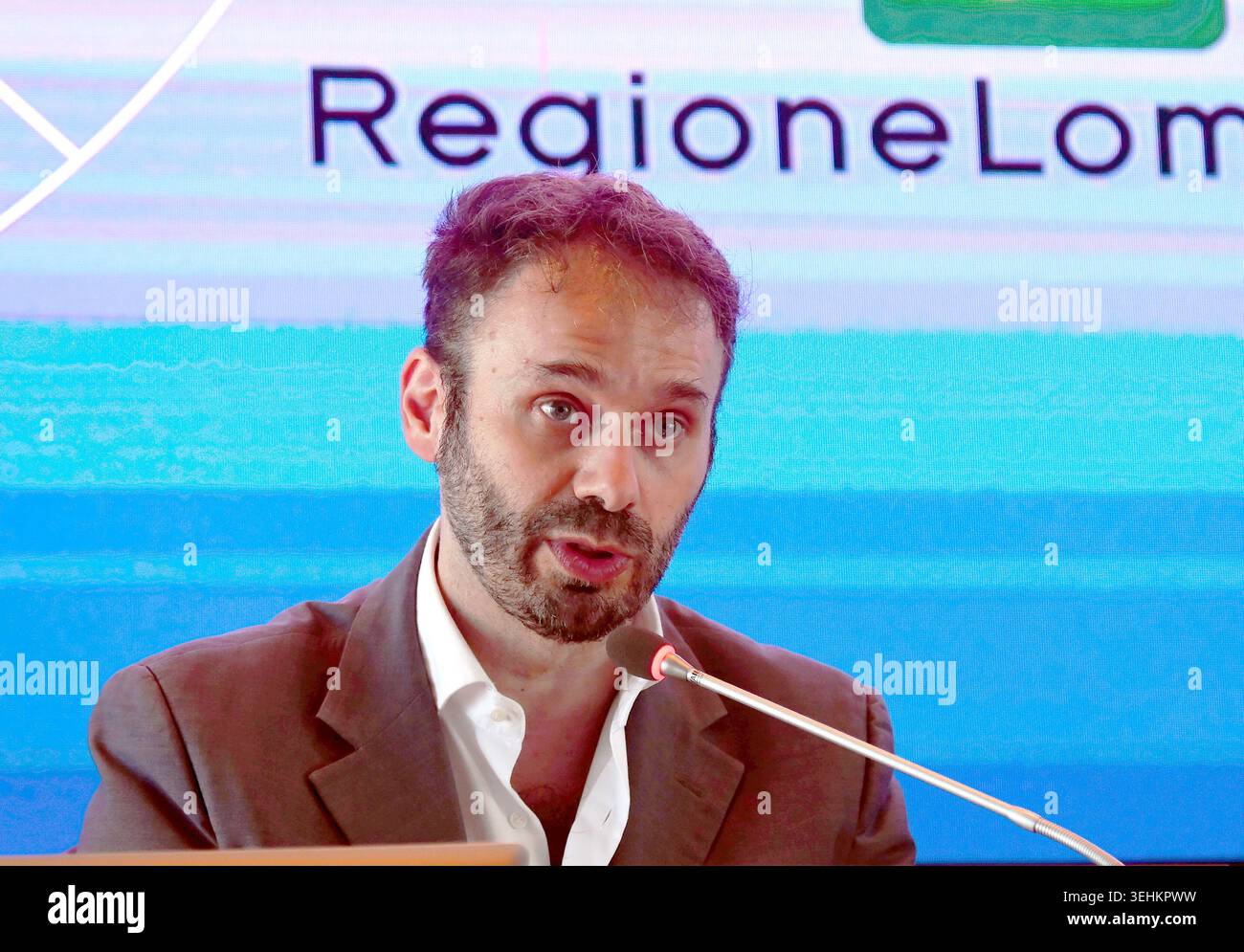 IPA85066892 - Milan - 2026/05/25- Palazzo Lombardia, Press conference ...