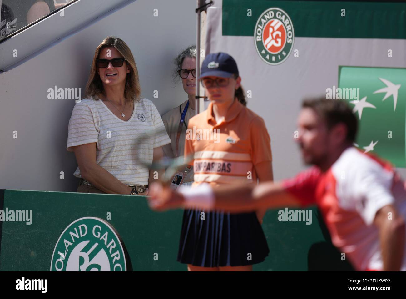 Roland Garros tournament director and former tennis star Amelie ...
