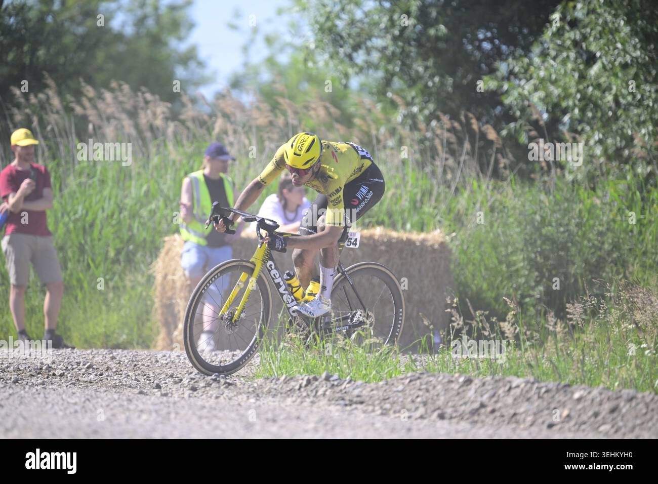 The pack of riders pictured in action during the 'Antwerp Port Epic men ...